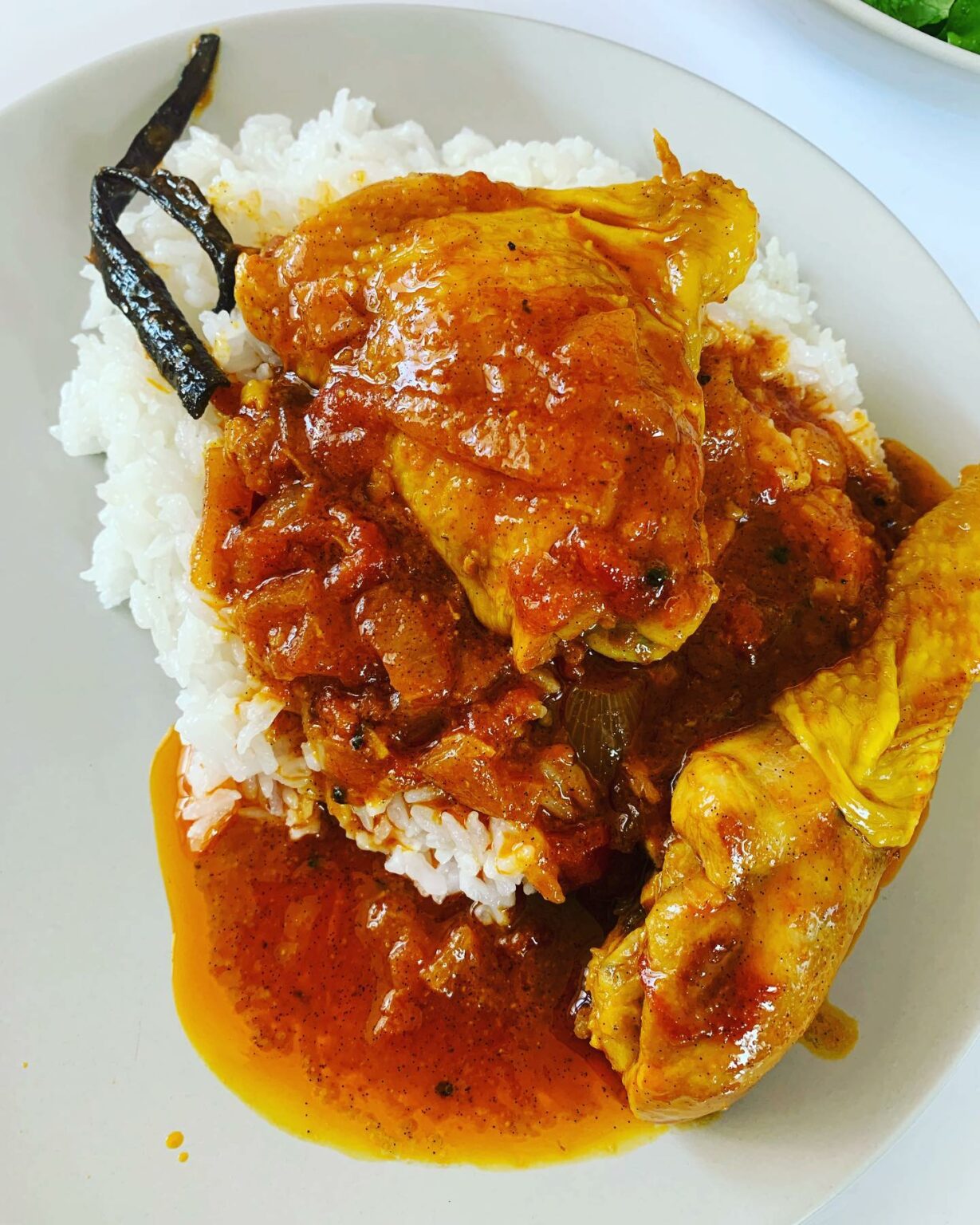 Poulet vanille curry - MADA WORLD VANILLA
